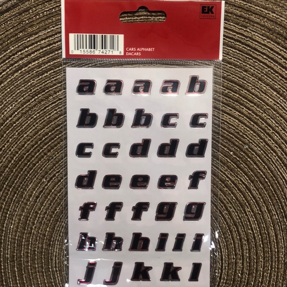Disney | Design | Disney Cars Alphabet Stickers | Poshmark